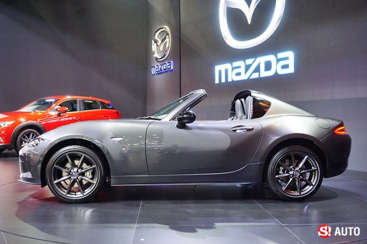 Mazda MX-5 RF 2018 เกียร์ธรรมดา 6 สปีด เตรียมเปิดตัวที่มอเตอร์โชว์ เคาะ 2.82 ล้านบาท