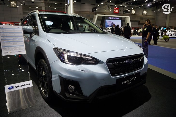 Subaru XV 2018 สีเทา Cool Grey Khaki ใหม่ เผยโฉมที่งาน BIG Motor Sale