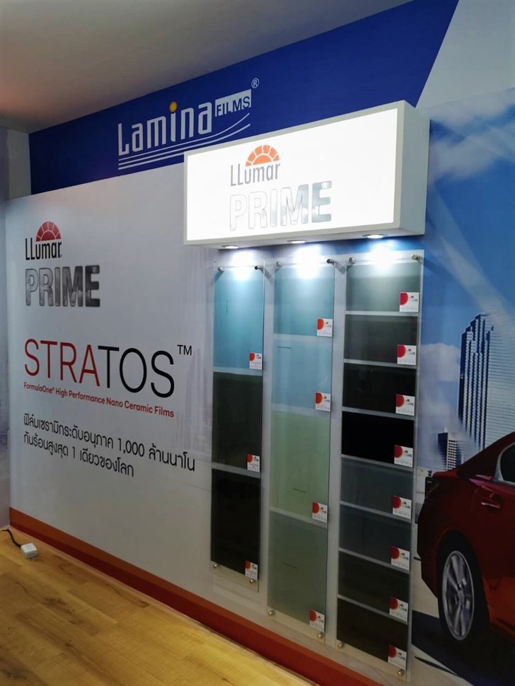 LLumar Prime Stratos ฟิล์มเซรามิครุ่นล่าสุดเปิดตัวที่มอเตอร์โชว์ 2019