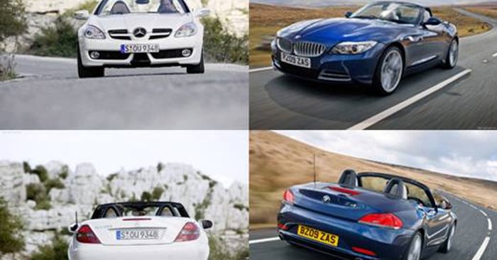 BMW Z4 VS BENZ SLK สวยทั้งคู่เลือกคันไหนดี