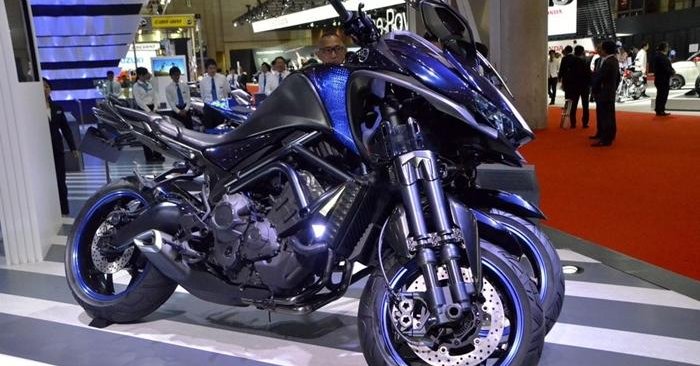 รวมรูปภาพของ Yamaha MWT-9 ต้นแบบบิ๊กไบค์สามล้อ 850 ซีซี เปิดตัวที่ ...