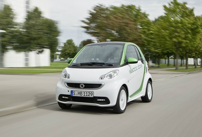 2012 Smart for two electric ตัวเล็กซิตี้คาร์ ฉบับไฟฟ้า