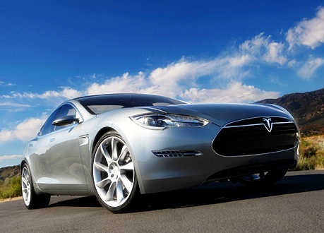 Tesla Model S concept สปอร์ตซีดาน ขับเคลื่อนด้วยไฟฟ้า