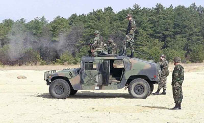 Humvee High Mobility Multipurpose Wheeled Vehicle (HMMWV) ยอดรถคู่ยอดนักรบ