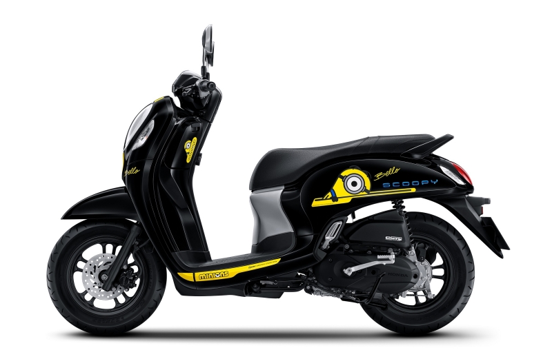Honda Scoopy MINIONS รุ่นพิเศษจำกัด 6,000 คัน เคาะราคา 55,500 บาท