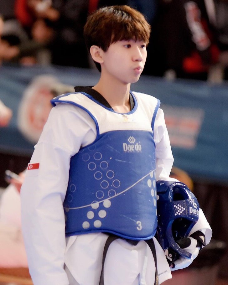 "Ng Ming Wei" เน็ตไอดอลสายฮา พ่วงนักกีฬาเทควันโดทีมชาติสิงคโปร์