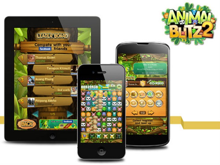 Animal Blitz Mobile เรียงสัตว์โลกน่ารักได้เพลินๆ จากสมาร์ทโฟน