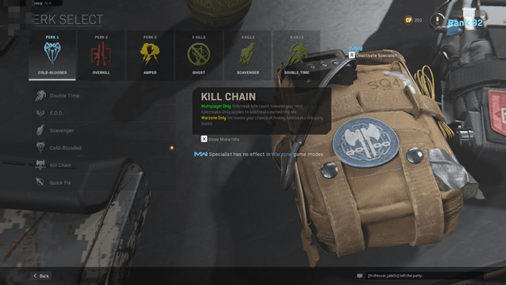 Guide สำหรับการจัด Perk ลุยใน Call of Duty: Warzone