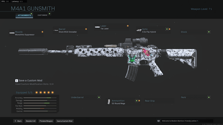Guide แนวทางจัดแต่งปืน M4A1 ในรูปแบบต่างๆ Call of Duty: Warzone