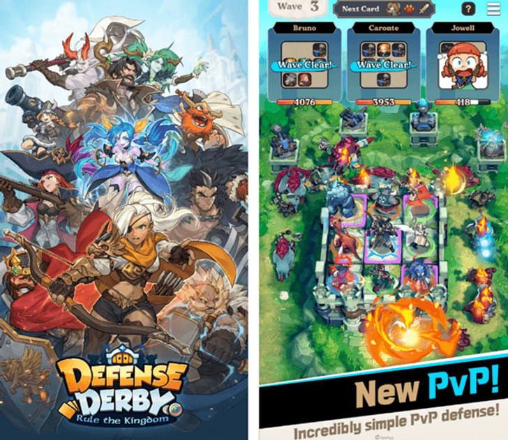 เปิดตัว Defense Derby เกมมือถือแนววางแผน Tower Defense ภาพการ์ตูน