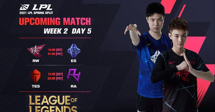 สรุปผลการแข่งขัน LOL LPL 2021 Spring Season Week 2 Day 5