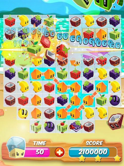 Juice Cubes เกมส์มือถือมาแรง ที่พัฒนาในไทย