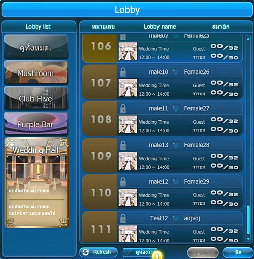 Club Mstar Grand Update : Wedding System