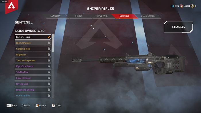 Apex Legends อัปเดต Sentinel ปืน Sniper Rifles ใหม่ล่าสุด