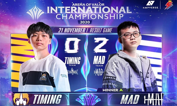 RoV สรุปการแข่งรอบ Group Stage : Team Timing Vs Mad Team