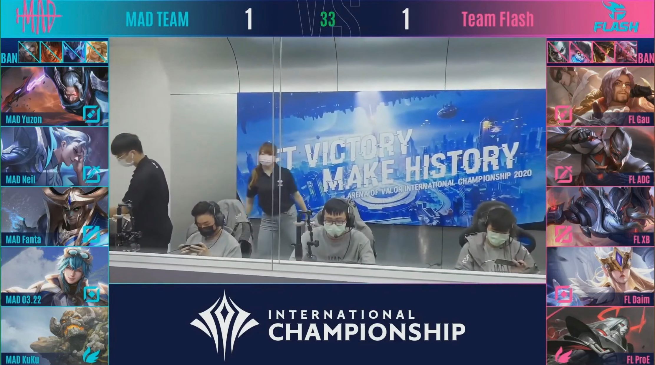 RoV ประกาศผลการแข่ง Week 3 Team Flash Vs Mad Team