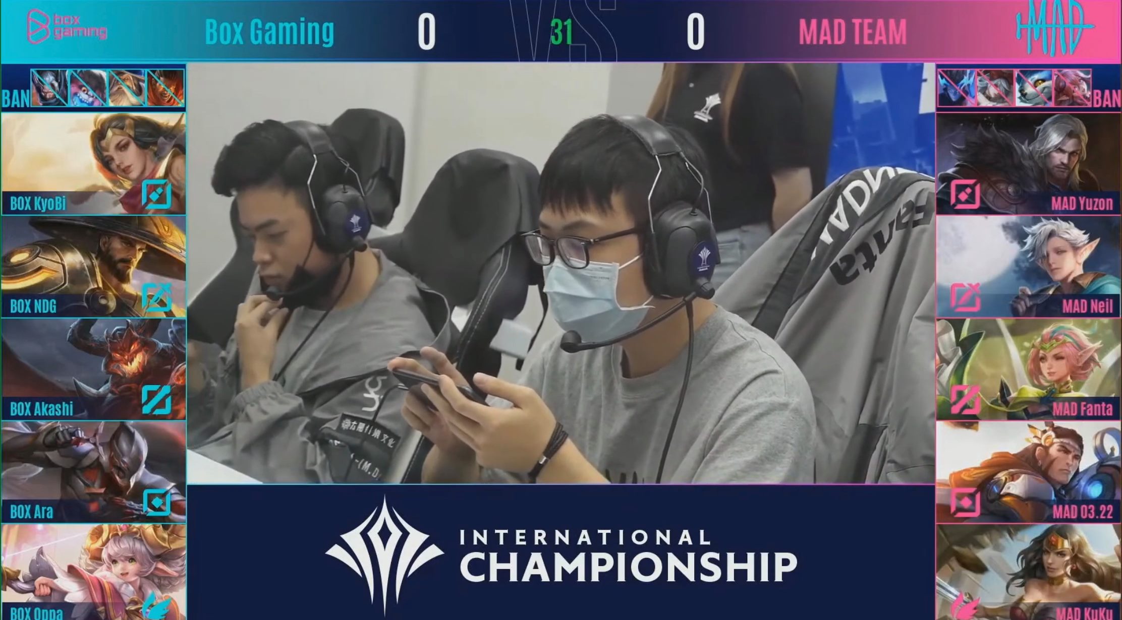 RoV ประกาศผลการแข่ง Week 3 Mad Team Vs Box Gaming