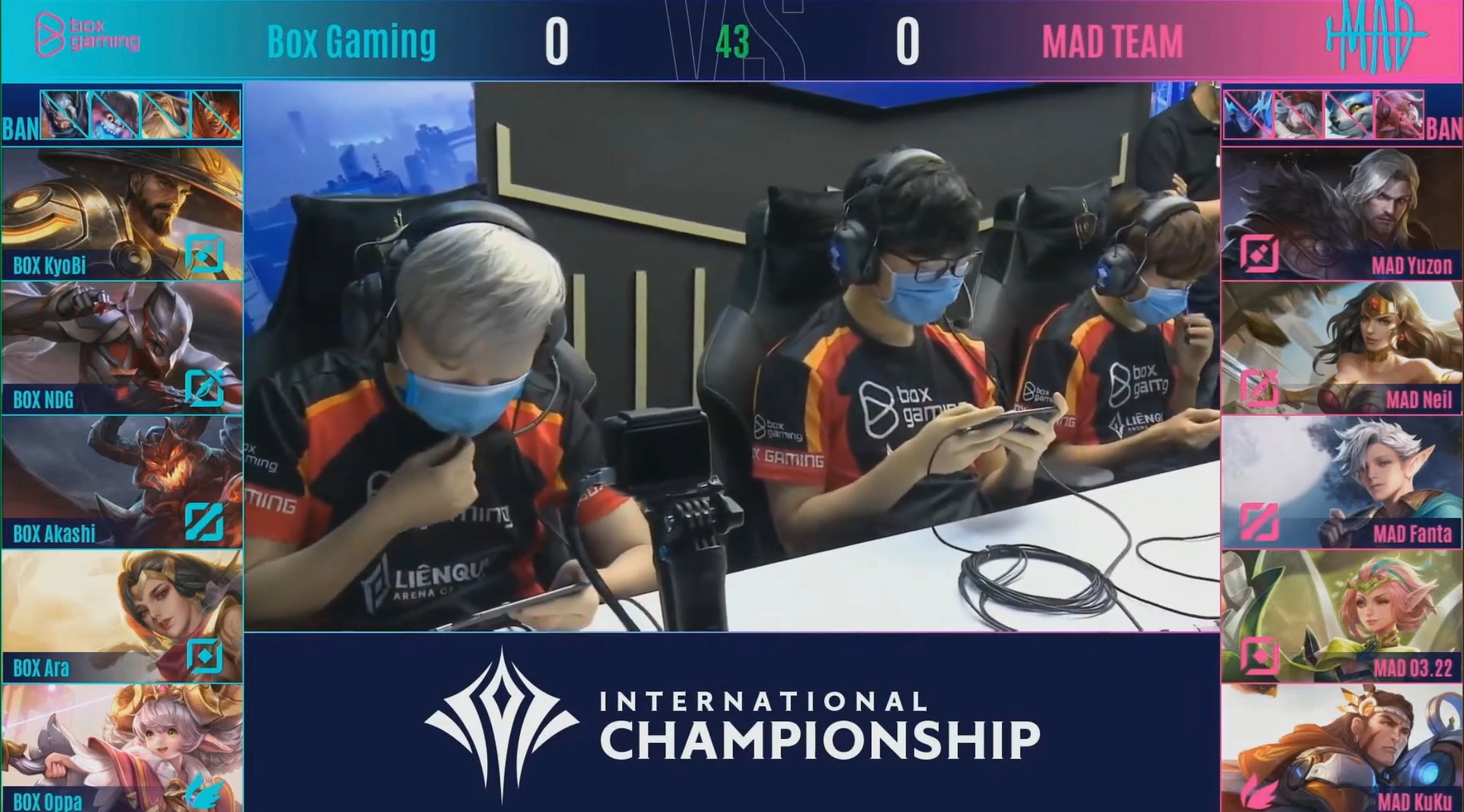 RoV ประกาศผลการแข่ง Week 3 Mad Team Vs Box Gaming