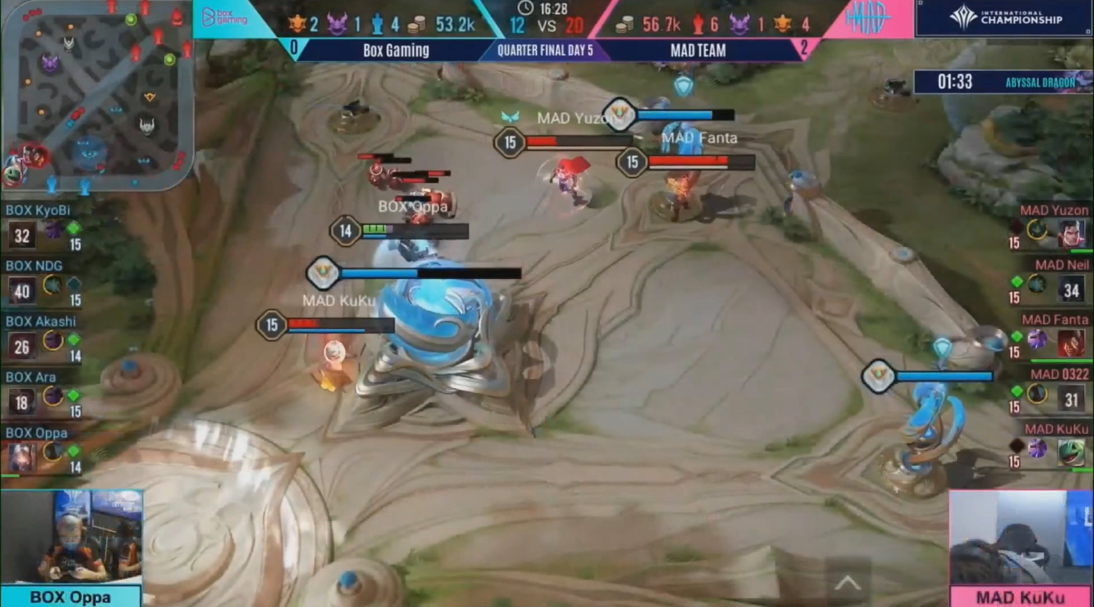 RoV ประกาศผลการแข่ง Week 3 Mad Team Vs Box Gaming