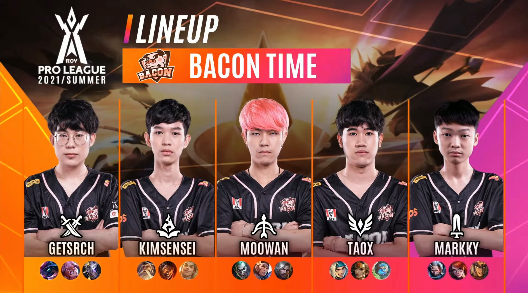 RoV งานช้างล่ะทีนี้ Week 5 Bacon Time VS King of Gamers Club