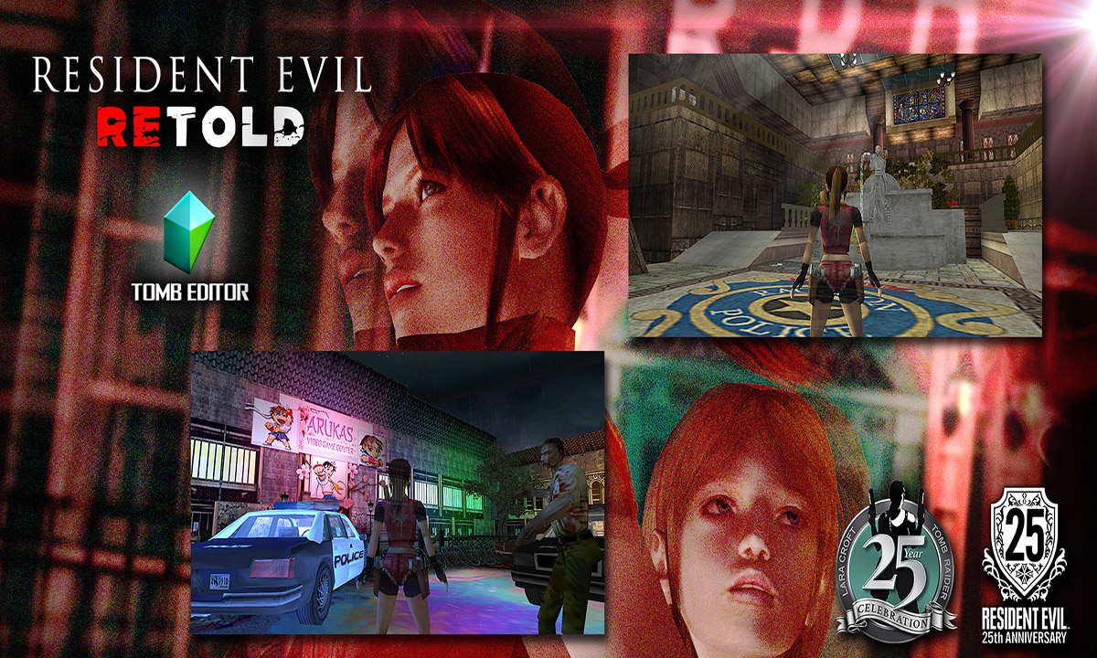 RE2:Retold เกม Resident Evil2 รูปแบบ Tomb Raider ฉบับแฟน เล่นฟรี!