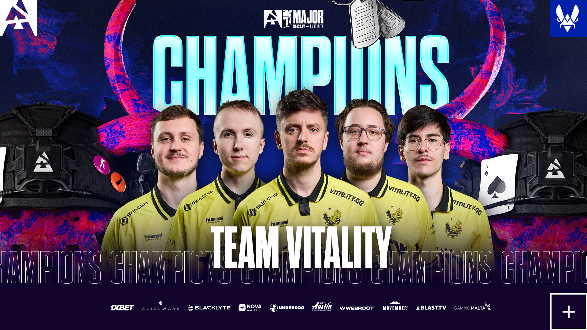 แชมป์ 7 ทัวร์ติด! Team Vitality ดับฝัน The MongolZ คว้าถ้วย Austin Major 2025