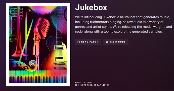 OpenAI เปิดตัว AI ใหม่ชื่อ “JukeBox” AI ที่สามารถแต่งเพลงขึ้นมาได้เอง พร้อมเนื้อร้อง