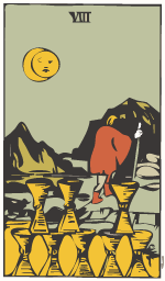 ไพ่ 8 ถ้วย (8 OF CUPS)