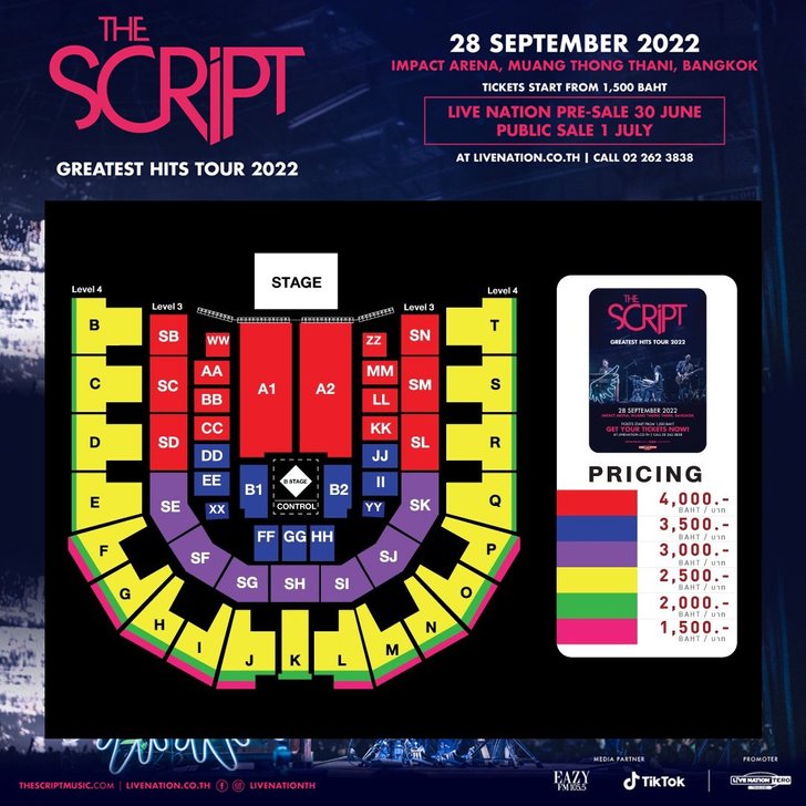 The Script เตรียมขนทุกเพลงฮิต เปิดคอนเสิร์ตในไทยอีกครั้ง 28 ก.ย. นี้ ...