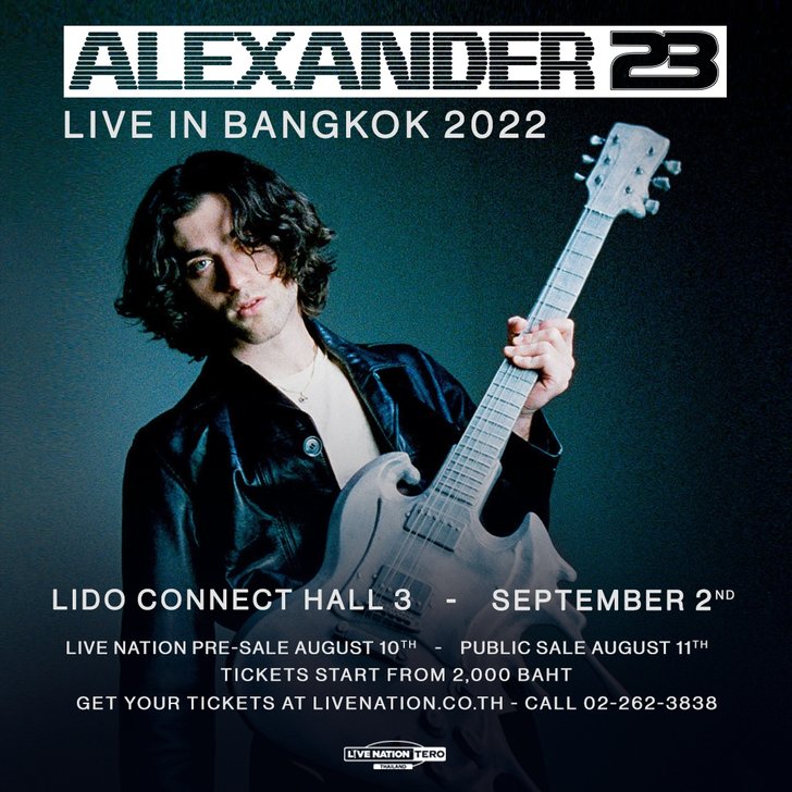 Alexander 23 เตรียมจัดคอนเสิร์ตในไทย 2 ก.ย.นี้ | Sanook Music