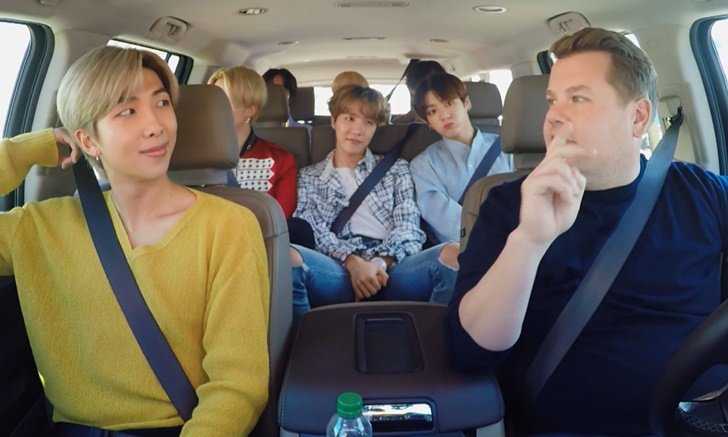 BTS Carpool Karaoke เผยใครชอบทะเลาะกันในวง เต้นแอโรบิก ร้องเพลง Bruno ...