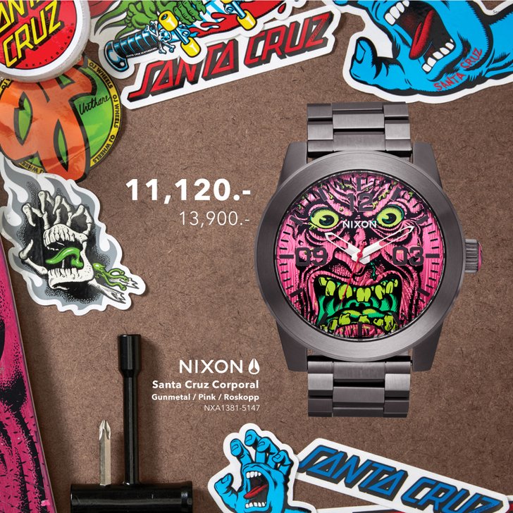 Santa Cruz x Nixon การกลับมาของงานคอลาบอเรชั่นระดับตำนาน