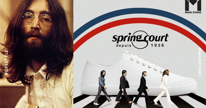 SPRING COURT : สนีกเกอร์ที่เป็นปรากฏการณ์เพราะ จอห์น เลนน่อน ใส่มาเดิน ...