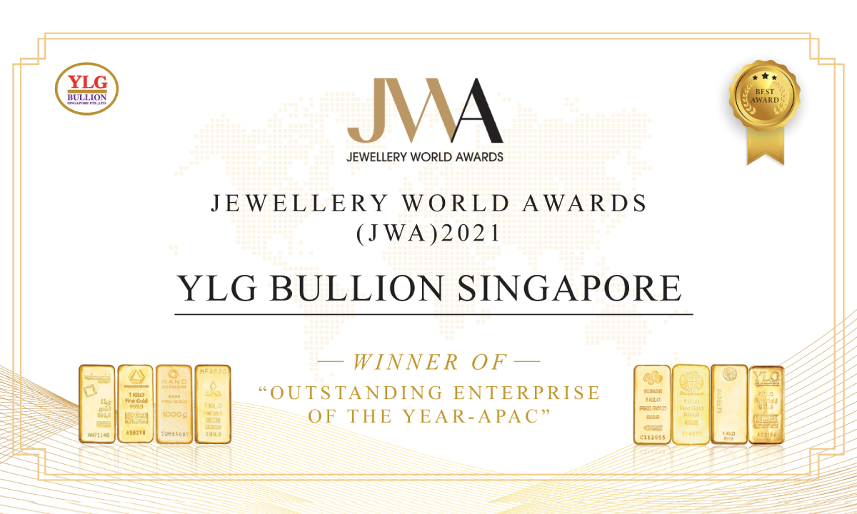 YLG Bullion Singapore คว้ารางวัลองค์กรระดับเอเชีย ด้วยนวัตกรรมบริการซื้อ-ขายด้วยเทคโนโลยี