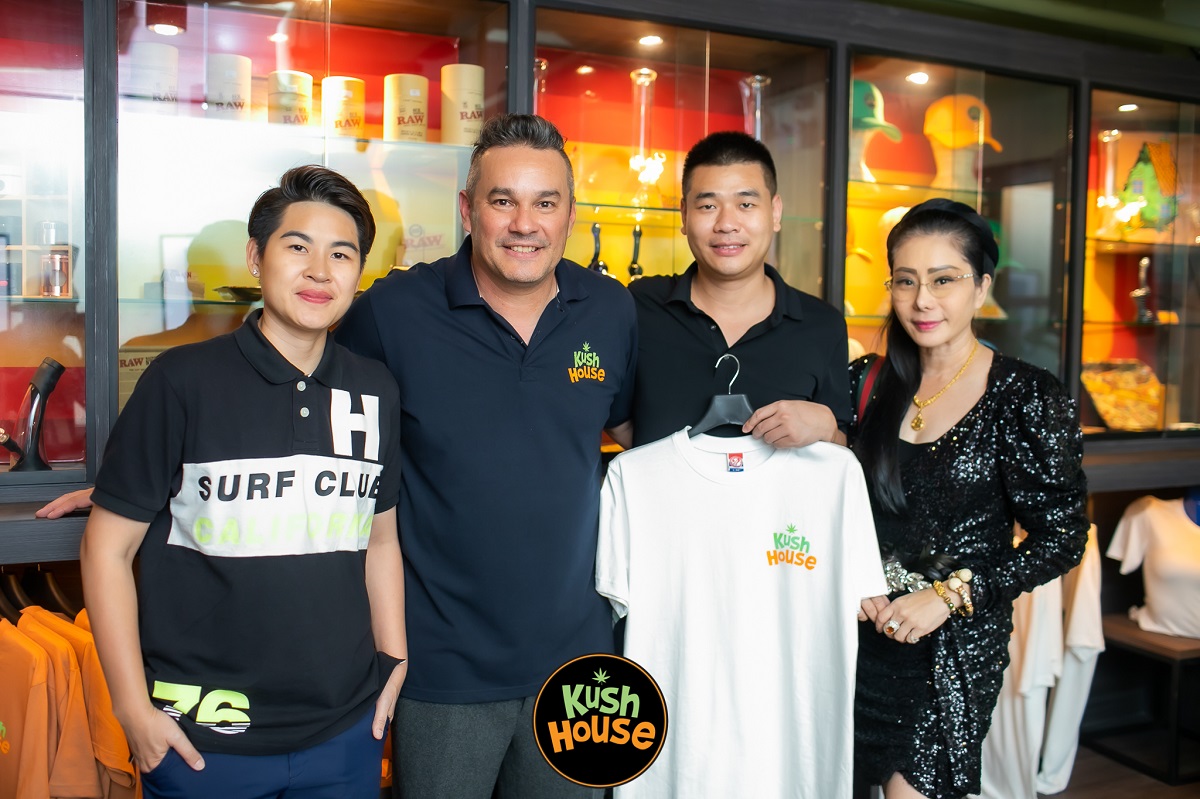 Kush House เปิดตัวพร้อมศิลปะสไตล์กราฟฟิตี้โดย Chip7 ศิลปินจากสหรัฐอเมริกา