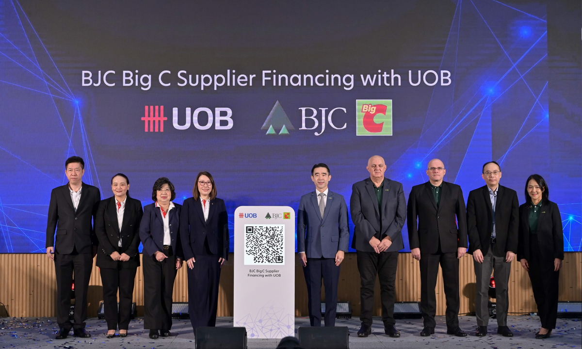 UOB เปิดตัวโครงการ Supplier Financing เสริมศักยภาพการดำเนินงานของ BJC Big C