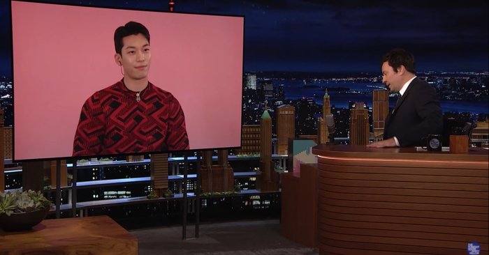 รวมรูปภาพของ ปังมาก! นักแสดงนำ Squid Game ปรากฏตัวในรายการ The Tonight ...