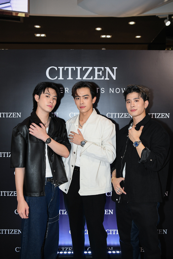 “เติร์ด-ปอร์เช่-แจ๊คกี้” แท็กทีมโชว์สเต็ปสุดเท่ ในงานเปิด CITIZEN Pop-up Store