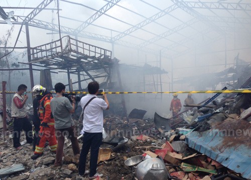 คืบระเบิดลาดปลาเค้า72ตายแล้ว 6 เจ็บ 14