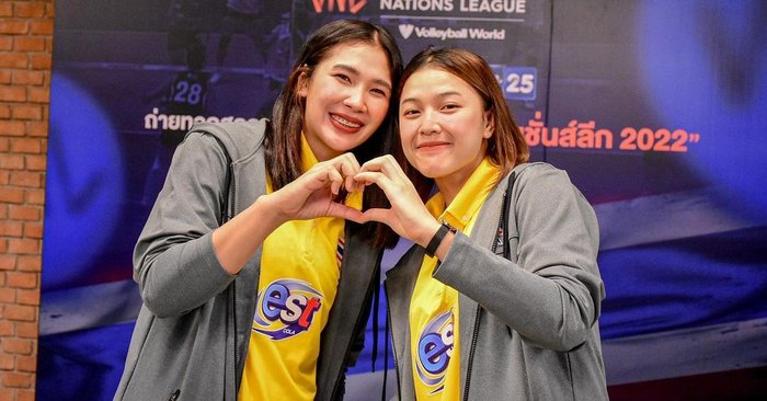 รวมรูปภาพของ ฟอร์มเปรี้ยงโดนใจ! "ออมสิน ศศิภาพร" ลูกยางสาวไทย FIVB ซูฮก จัดคลิปให้แบบนี้ รูปที่ ...