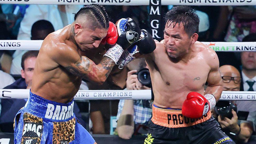 รวมรูปภาพของ เพื่อความโปร่งใส! WBC เปิดใบคะแนน "ปาเกียว" ดวลหมัด "บาร์ริออส" ศึกมวยโลก รูปที่ 5 ...