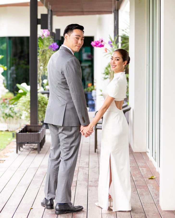 แอริน เจ้าสาวป้ายแดง เปิดรายละเอียดชุดแต่งงานทุกลุคแบบละเอียดยิบ