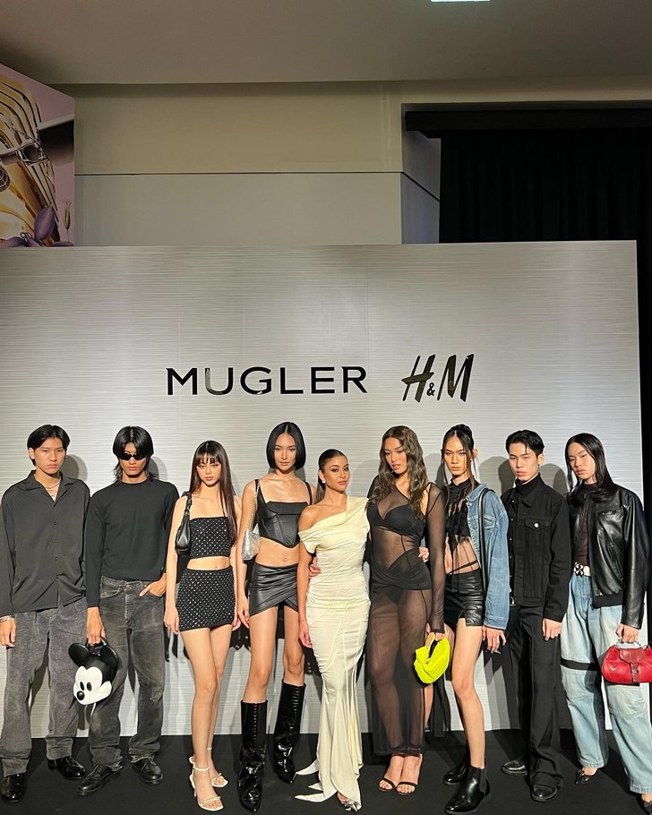 "แอนชิลี" กับลุคเผ็ดๆ ร่วมงาน Mugler x H&M