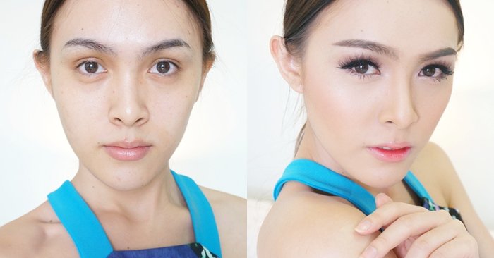 How To : V-Shaped Face Makeup แต่งหน้าให้เรียว วีเชป ไม่ง้อศัล!
