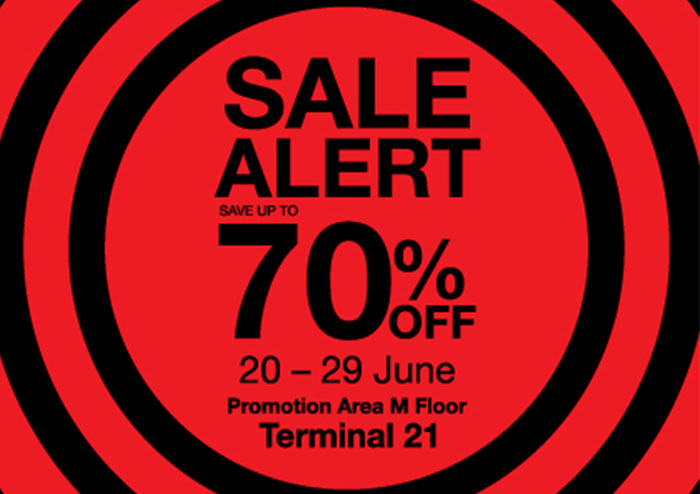 SALE ALERT แบรนด์แฟชั่นชั้นนำ ผนึกกำลังเซลล์ครั้งใหญ่สูงสุดถึง 70%